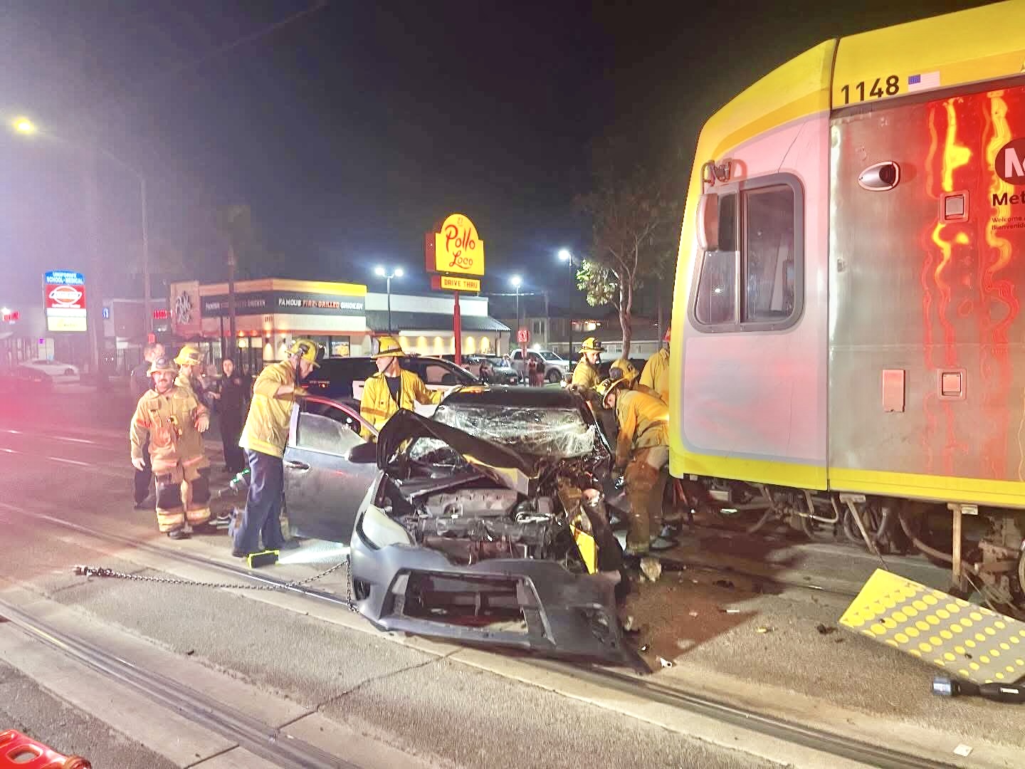 Driver Seriously Injured After Car Collides With Metro A Line Train in ...